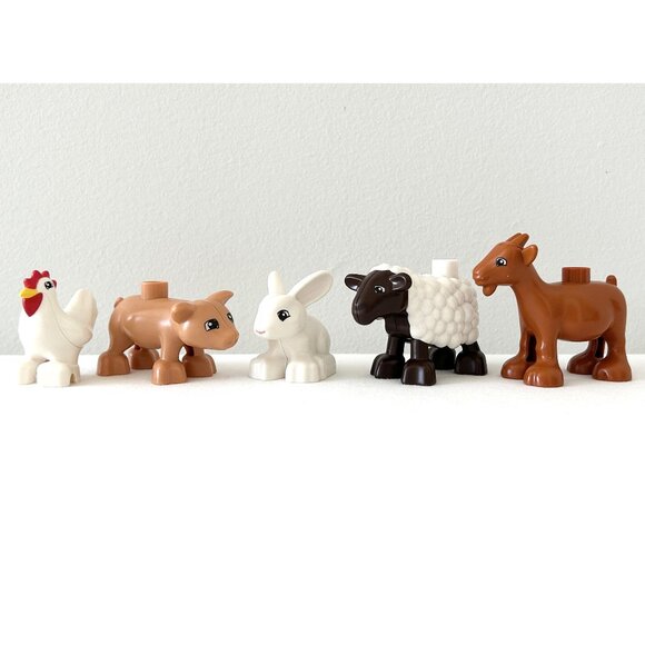 Lego | Toys | 5 Lego Duplo Farm Animals Pets Lot Pig Sheep Rabbit ...